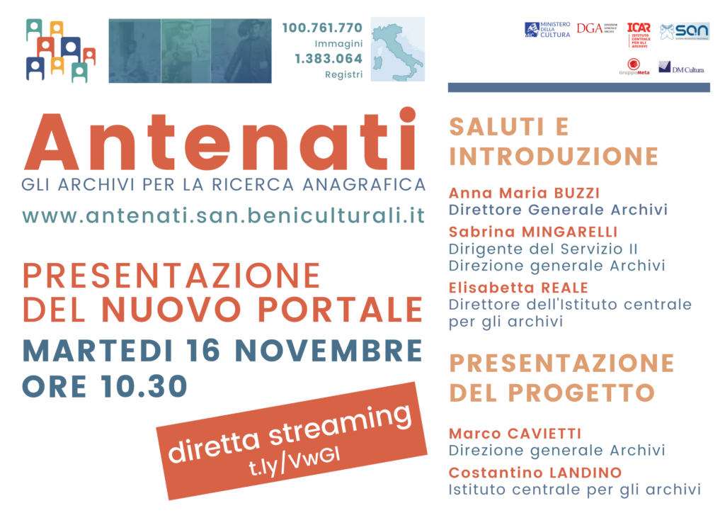 La storia siamo davvero tutti noi. Ecco il nuovo portale “Antenati ...